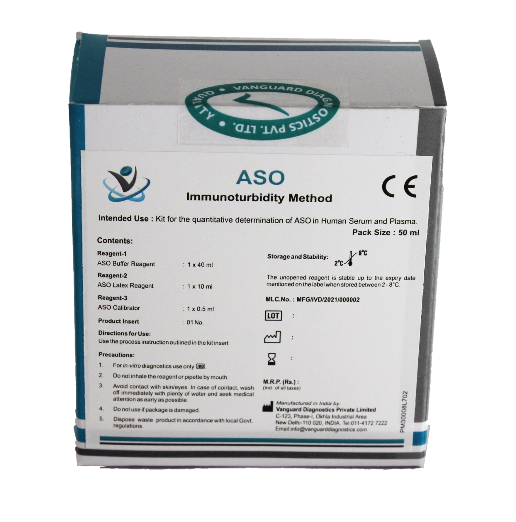 ASO Immunoturbidity Kit – Serum ASO Quantification