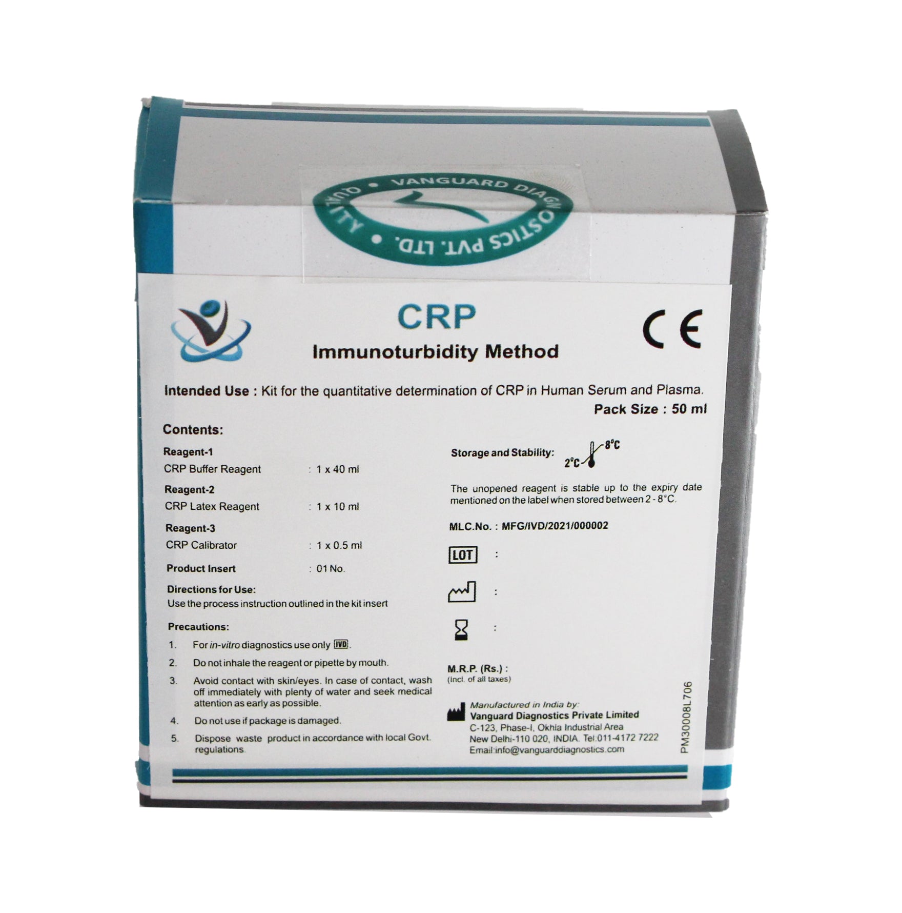 CRP Immunoturbidity Kit – Quantitative CRP Test