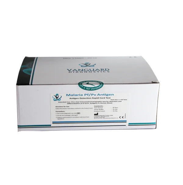 Malaria Pf Pv Antigen RCT Test Kit – 25T & 50T