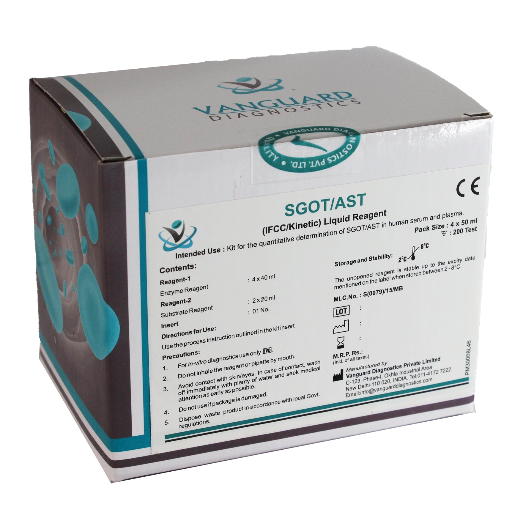 SGOT (AST) Reagents – Kinetic Assay for Liver Function