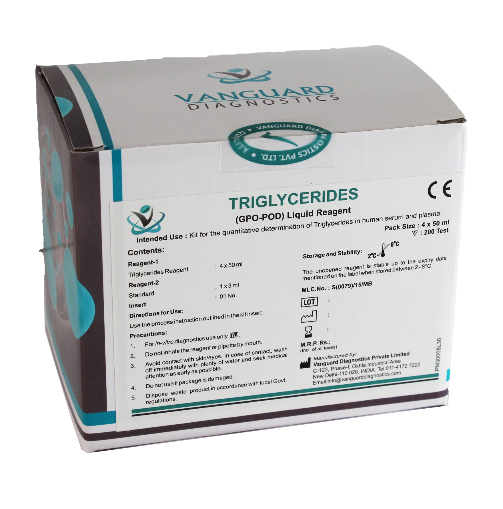 Triglycerides Reagent Kit – Accurate Lipid Test | Vanguard