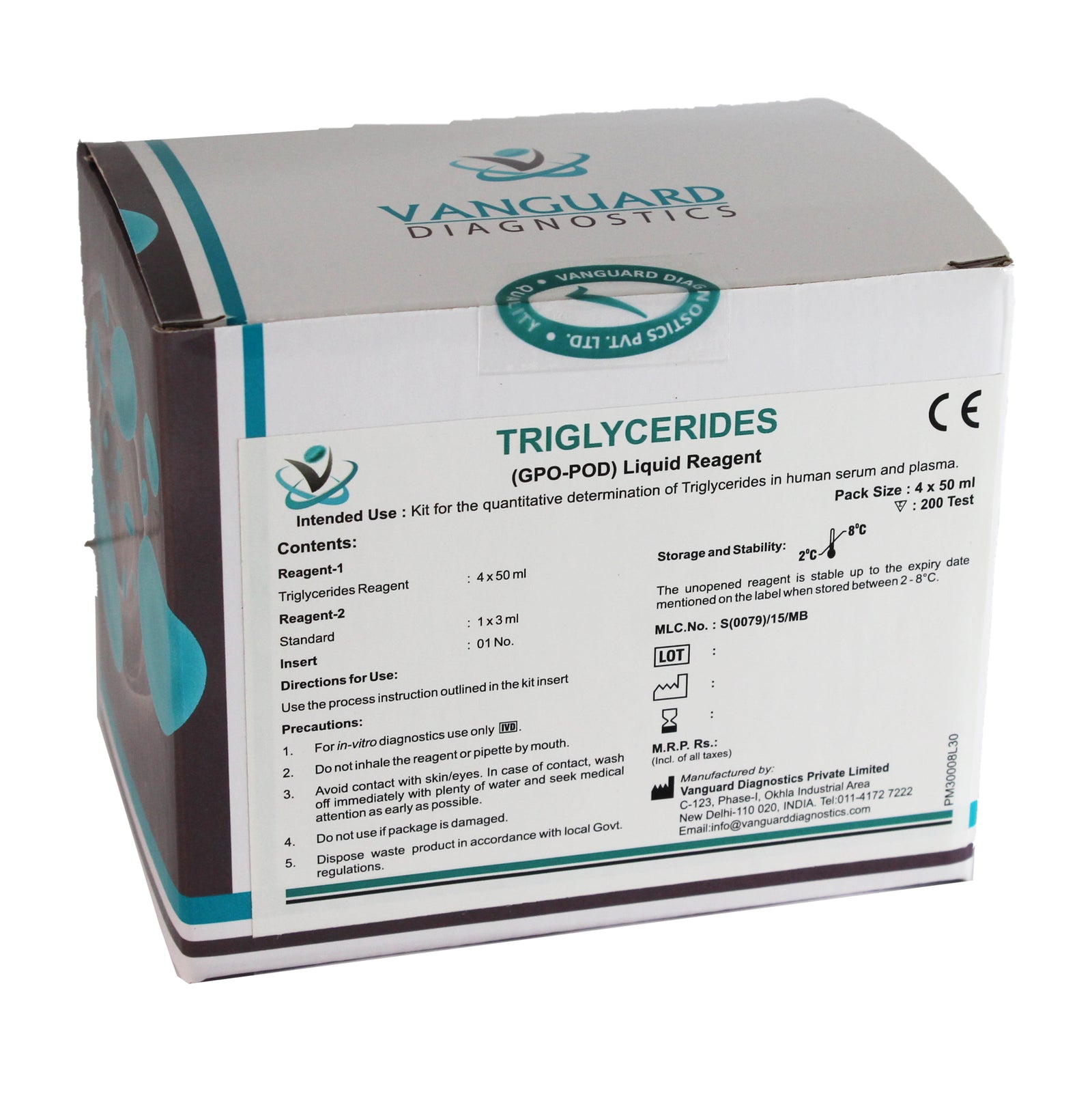 Triglycerides Reagent Kit – Accurate Lipid Test | Vanguard