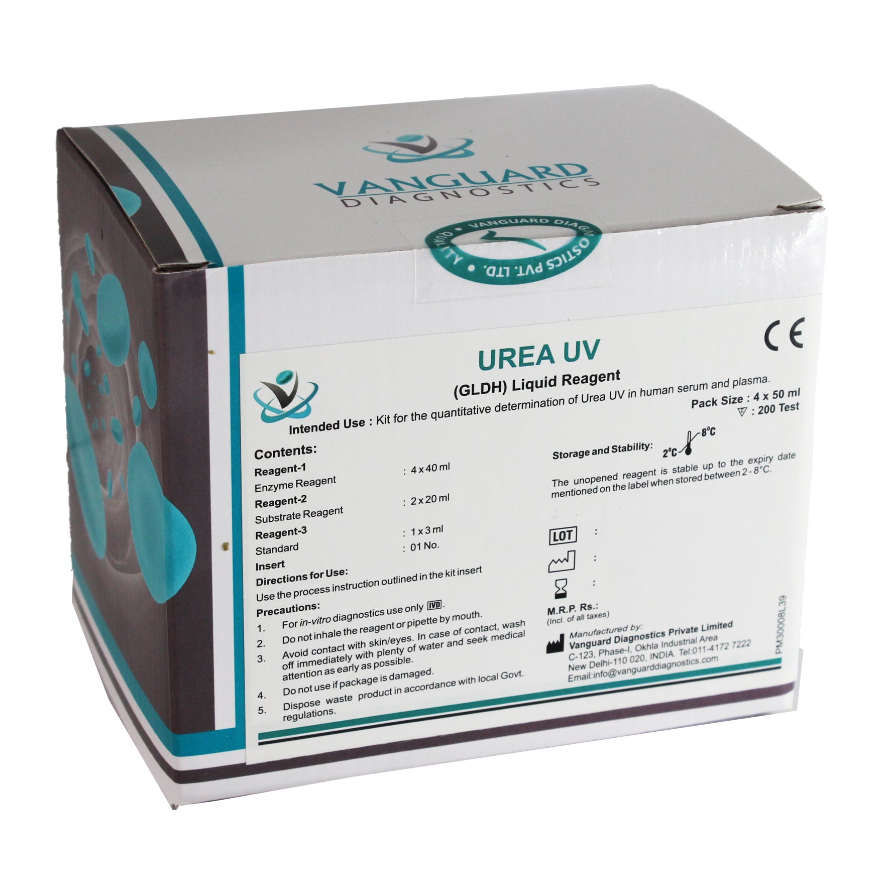 Urea UV Reagents | Precise Clinical Chemistry Kit
